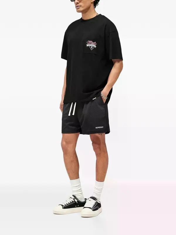 REPRESENT Logo Detail Shorts