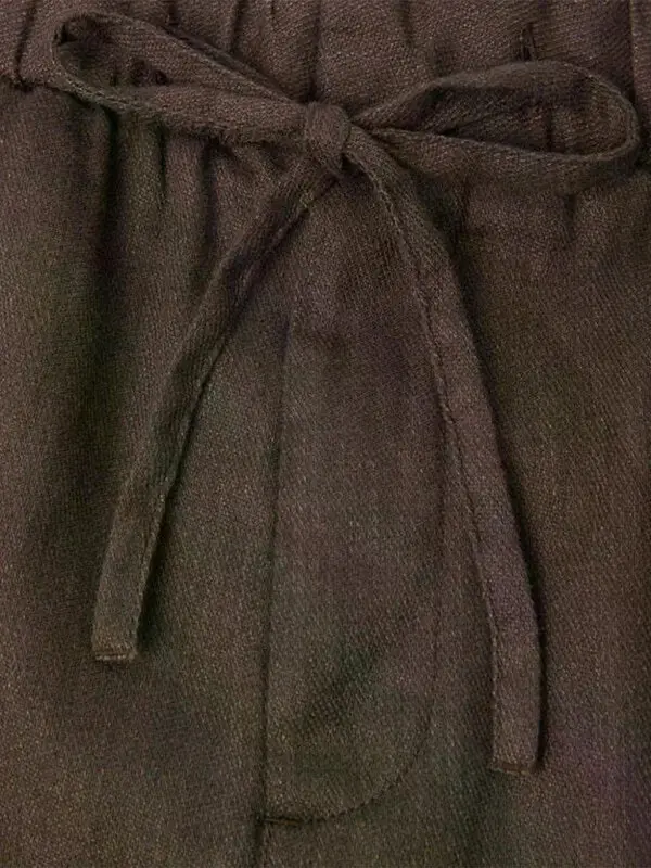 Frescobol Carioca Felipe Linen-cotton Blend Shorts - Brown