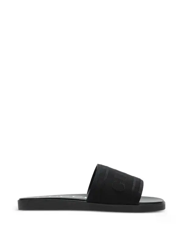 Gucci Logo-embroidered Slides
