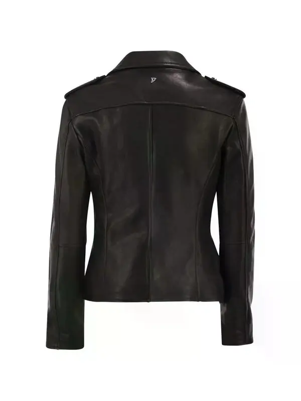 DONDUP Leather Biker Jacket