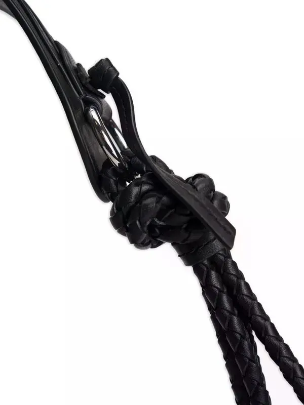 Isabel Marant Étoile Medium Maia Braided-strap Leather Shoulder Bag - Black