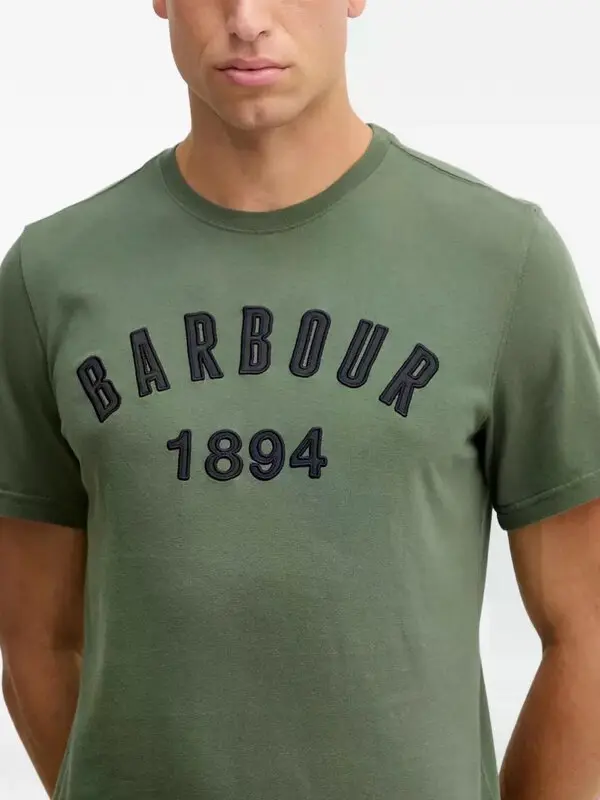 Barbour Logo-embroidered T-shirt