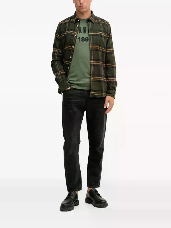 Barbour Logo-embroidered T-shirt