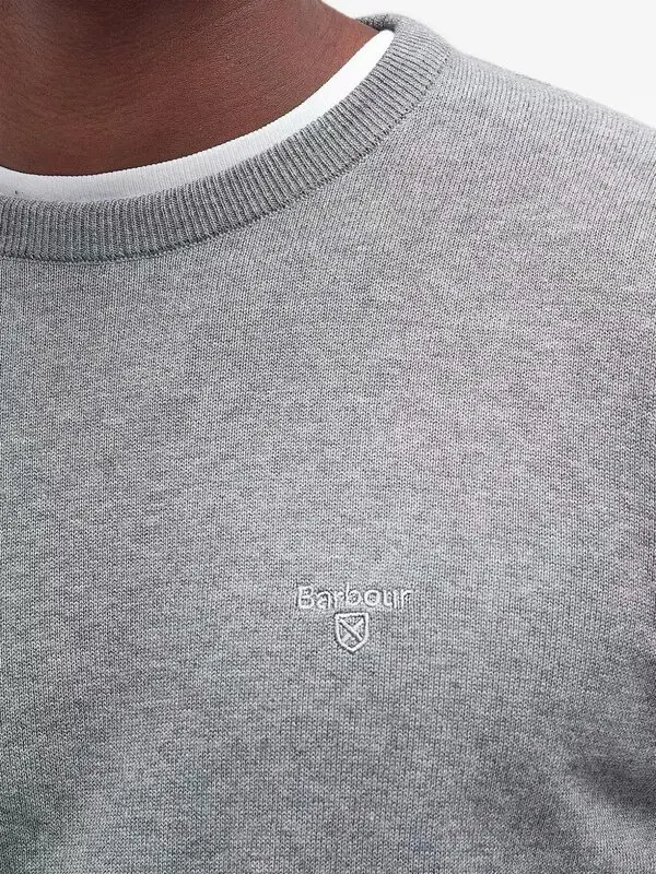 Barbour Pima Logo-embroidered Sweater