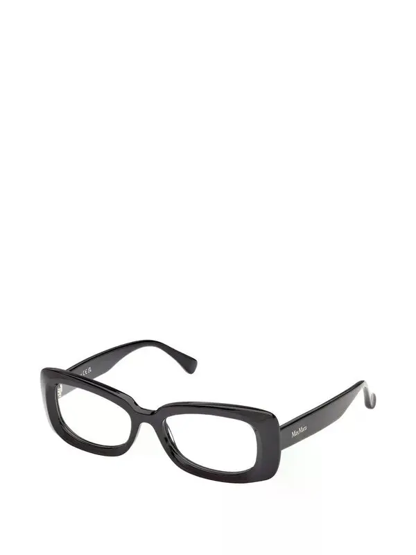 Max Mara Rectangle Frame Eyeglasses - Black