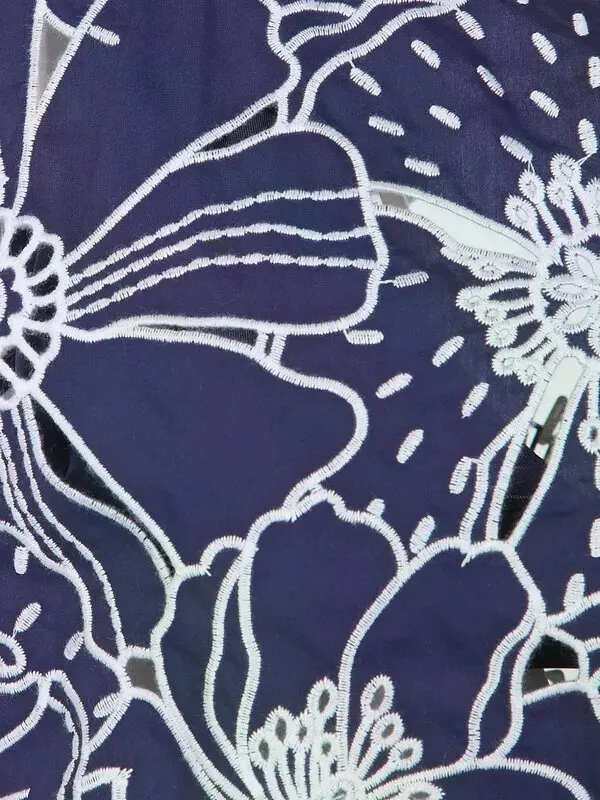 Farm Rio Richelieu Embroidered Floral Sleeveless Top
