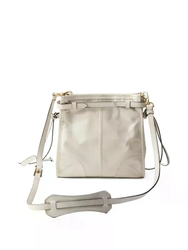 Prada Bonnie Leather Mini Shoulder Bag - White