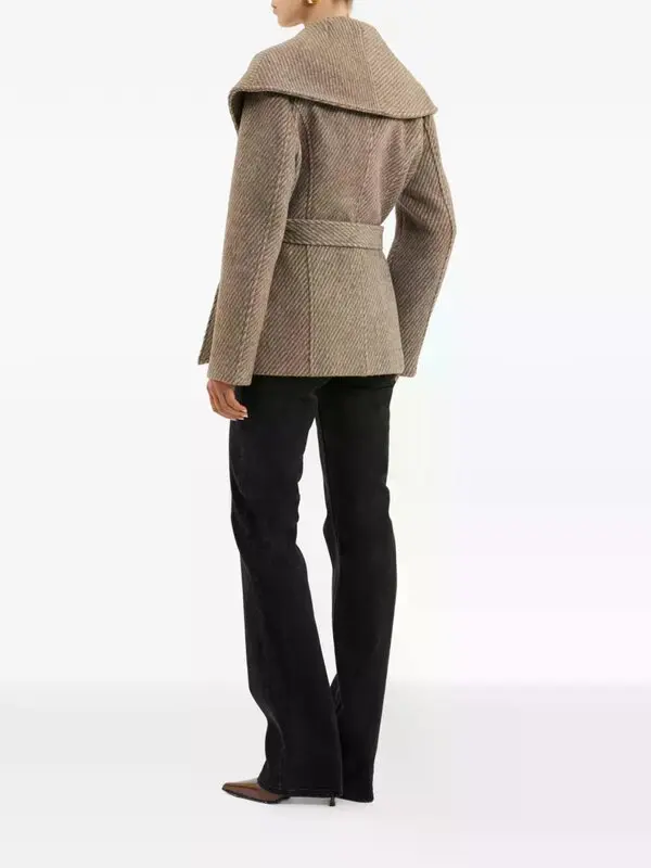 Rebecca Vallance Lemuel Belted Wool Jacket