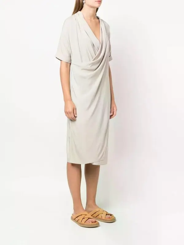 Kristensen Du Nord Draped Midi Dress