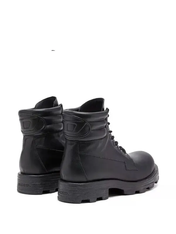 DIESEL® D-hammer Lace-up Boots - Black