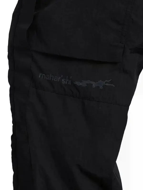 MAHARISHI Hakama Logo-print Cargo Pants