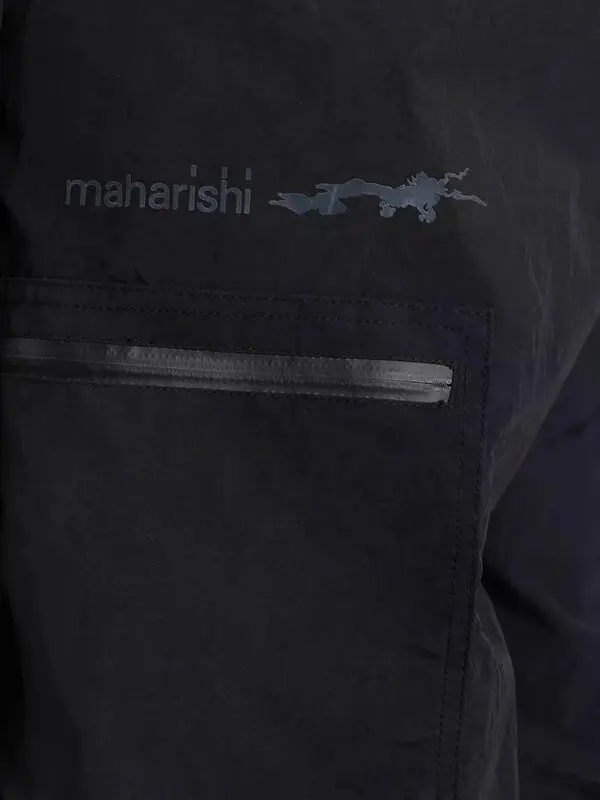 MAHARISHI Logo Print Cargo Shorts
