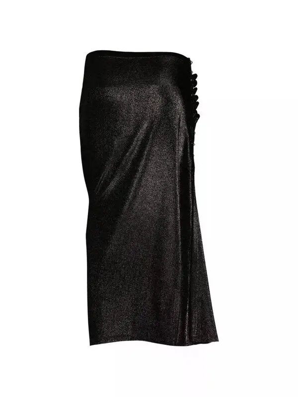 Rabanne Draped Midi Skirt