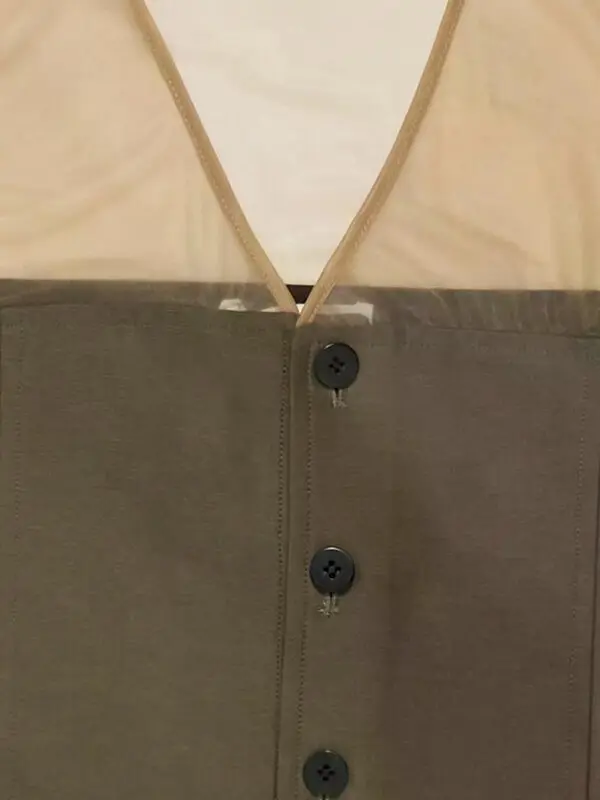 NICCOLO PASQUALETTI Asymmetric Panelled Top