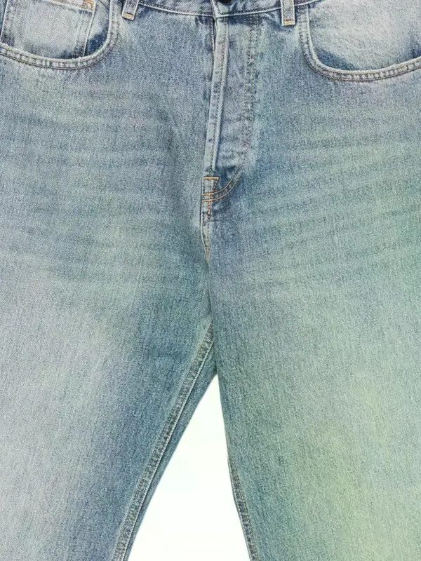 LC23 Faded Effect Straight-leg Jeans