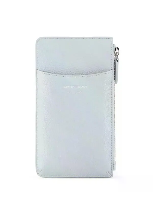 Emporio Armani Debossed-logo Phone Bag - Blue