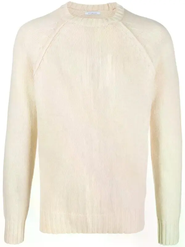 Malo Blend Crew Neck Jumper - Neutrals