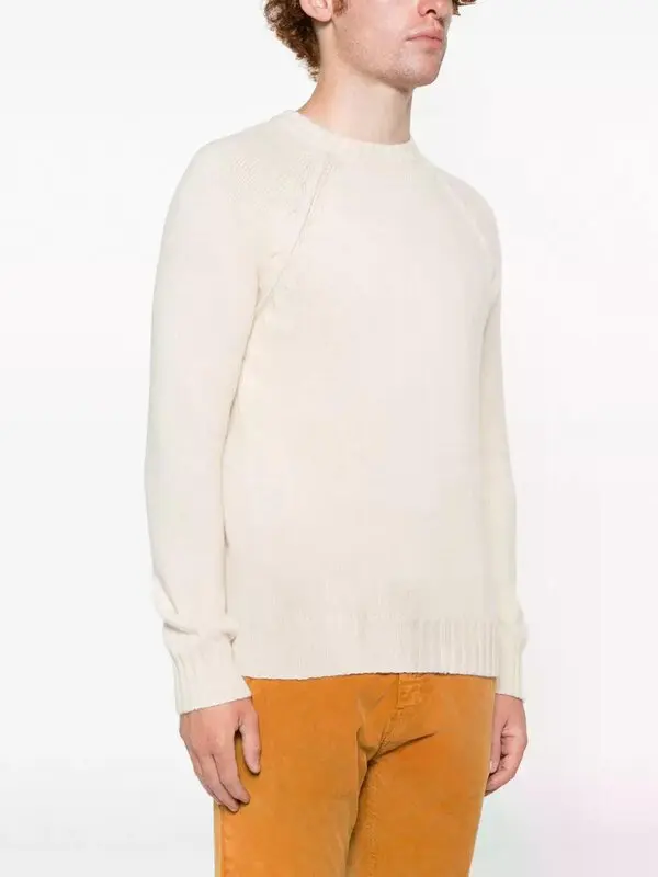 Malo Blend Crew Neck Jumper - Neutrals