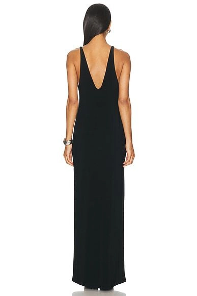 GRACE LING Belted Maxi Pillar Dress
