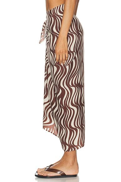 Enza Costa Sarong - Wave Print