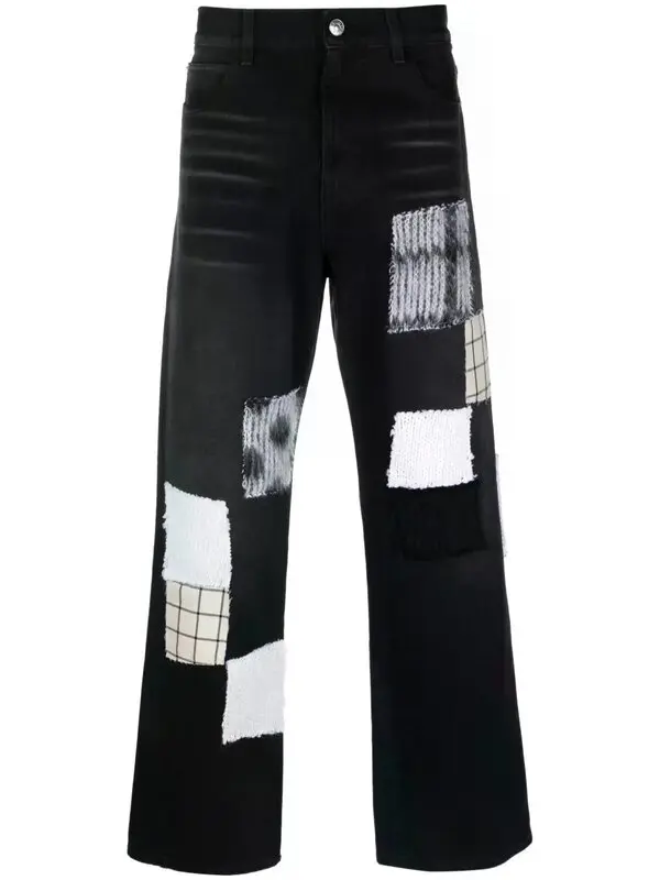 Marni Patch-detail Straight-leg Jeans