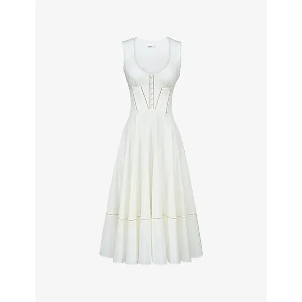 House Of Cb Solana Cotton Midi Dress