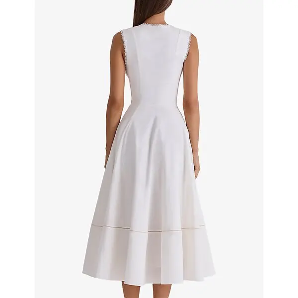 House Of Cb Solana Cotton Midi Dress