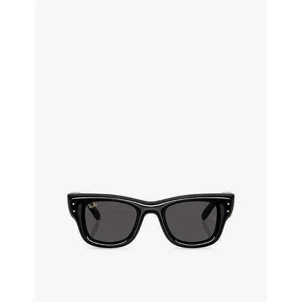 Ray-ban Wayfarer Puffer Square-frame Sunglasses - Black