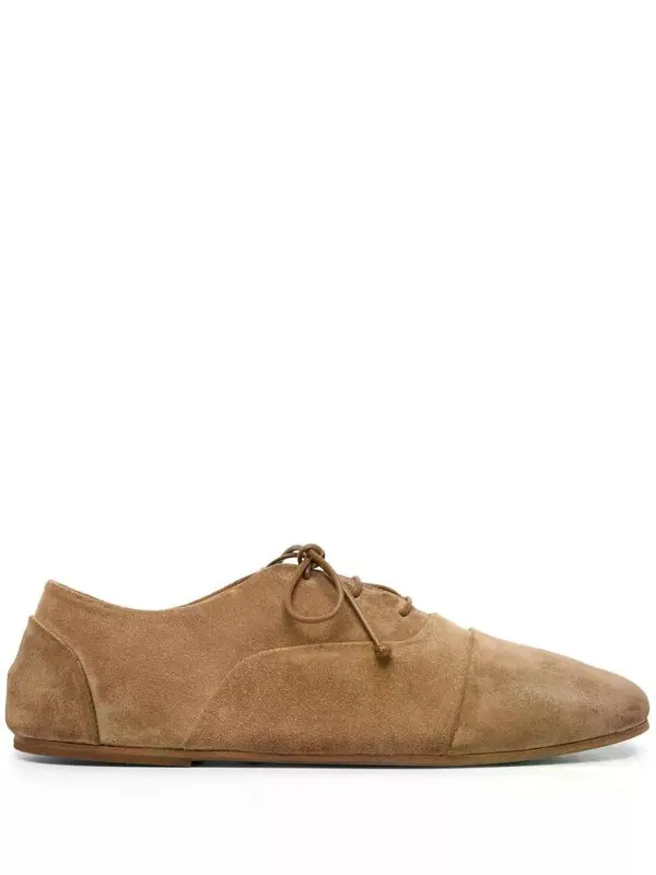 Marsèll Steccoblocco Reversed-leather Derby Shoes - Brown