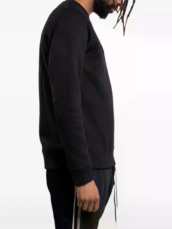 SOULLAND Crew Neck Sweatshirt With Embossed Lettering