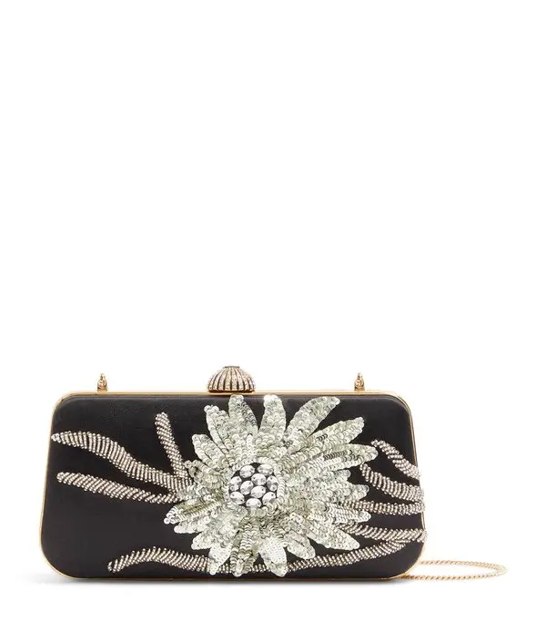 Valentino Garavani Embellished Carry Secrets Clutch - Black