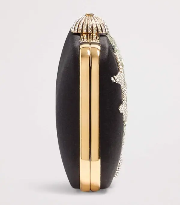 Valentino Garavani Embellished Floral Clutch Bag