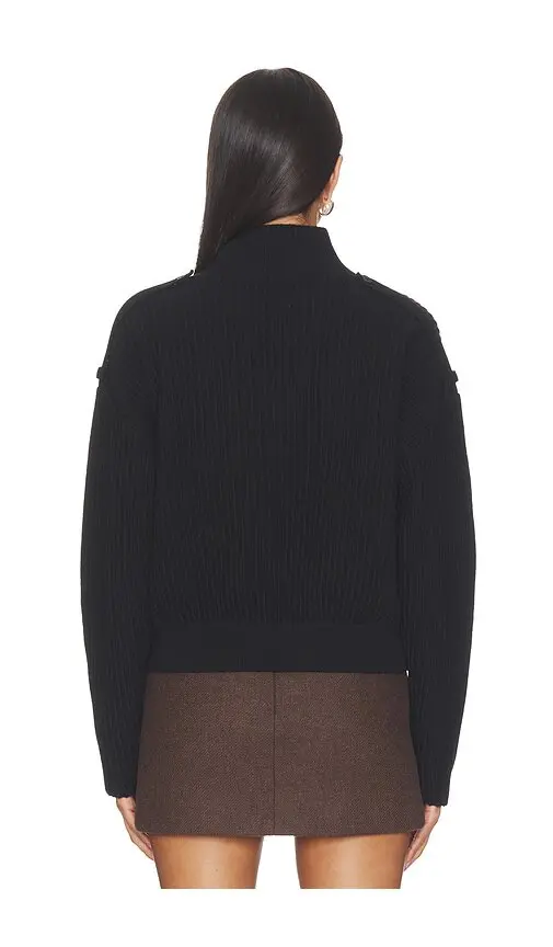 With Jéan Pressley Ribbed Knit Sweater