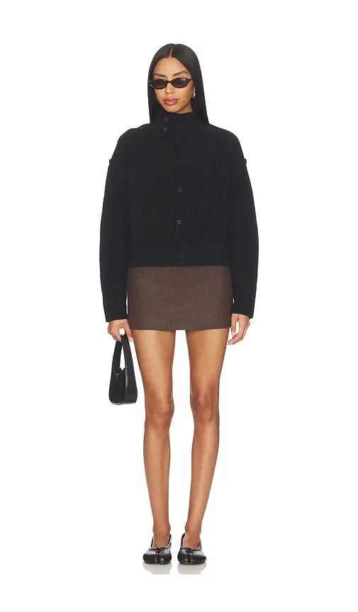 With Jéan Pressley Ribbed Knit Sweater