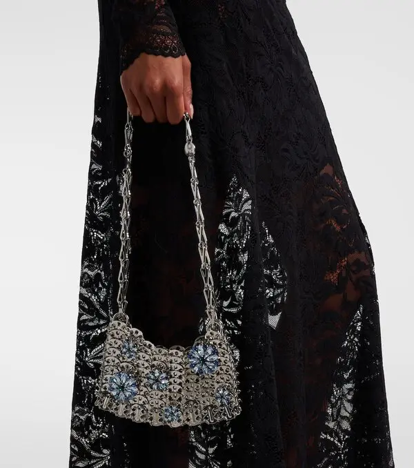 Rabanne 1969 Nano Embellished Shoulder Bag