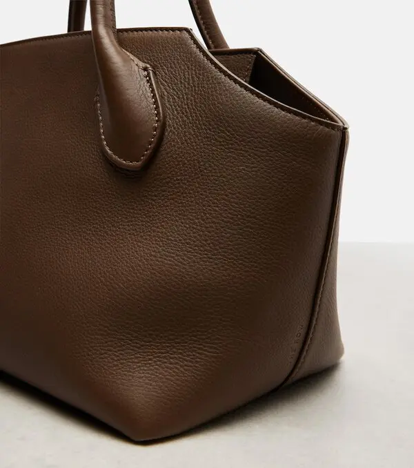 THE ROW Terrase Leather Top-handle Bag - Brown