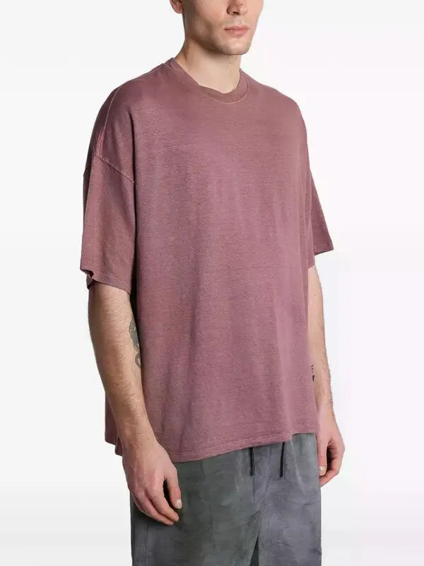 ROBERTO COLLINA Short-sleeve Linen T-shirt