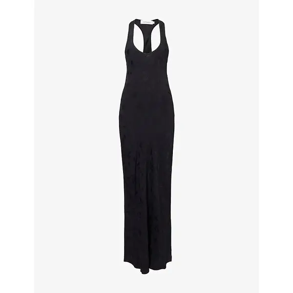 RAT AND BOA Evelina Racer-back Woven Maxi Dress - Black