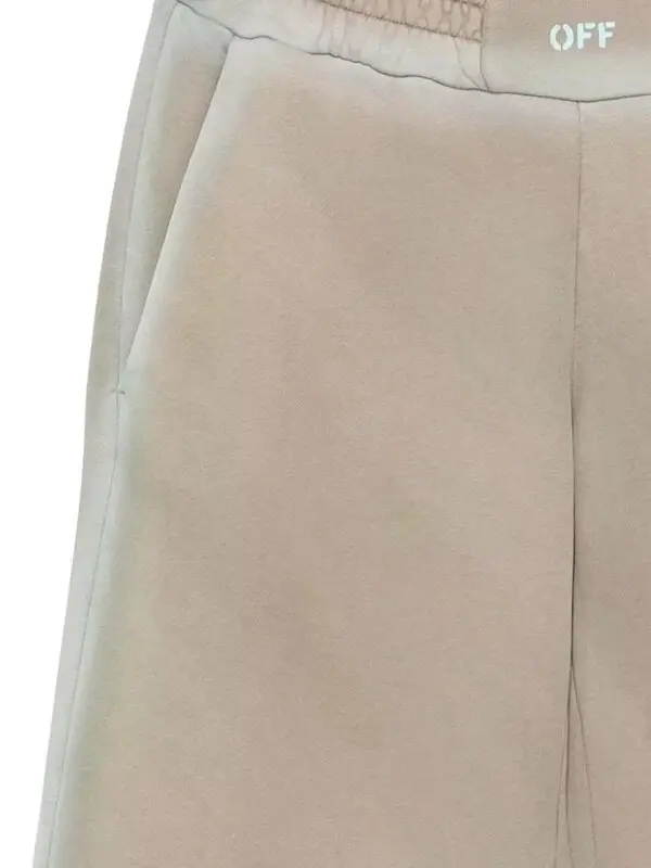 Off-White Spray Rack Wide Leg Pants - Brown