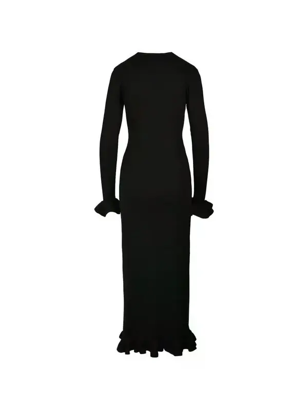 IOANA CIOLACU Daffodil Ruffled-trim Maxi Dress