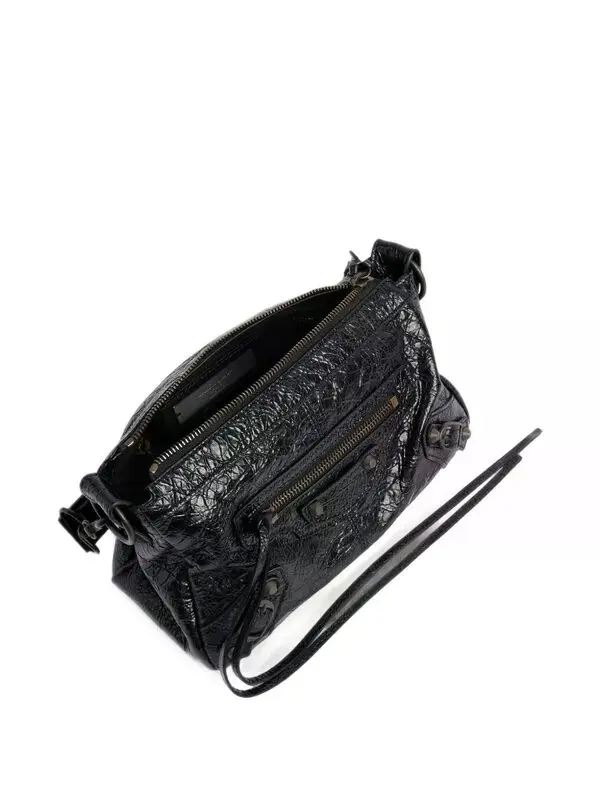 Balenciaga Mini Leather Shoulder Bag - Black