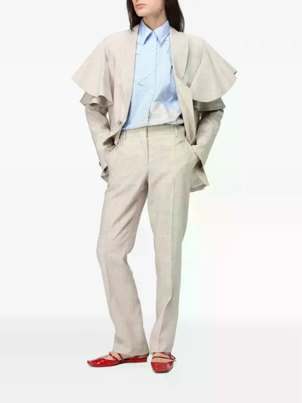 Moschino Ruffled-sleeve Blazer