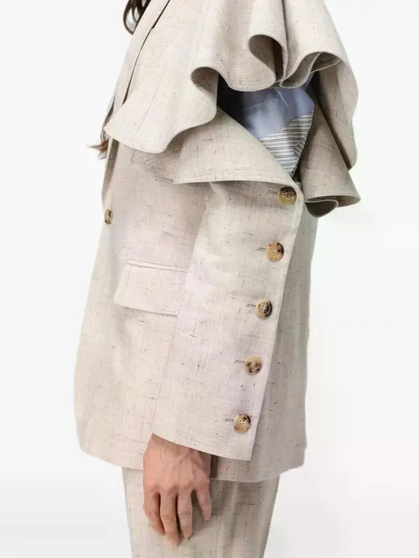 Moschino Ruffled-sleeve Blazer