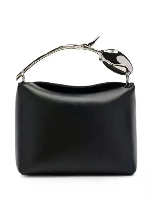 Erdem Mini Bloom Flower-handle Tote Bag - Black