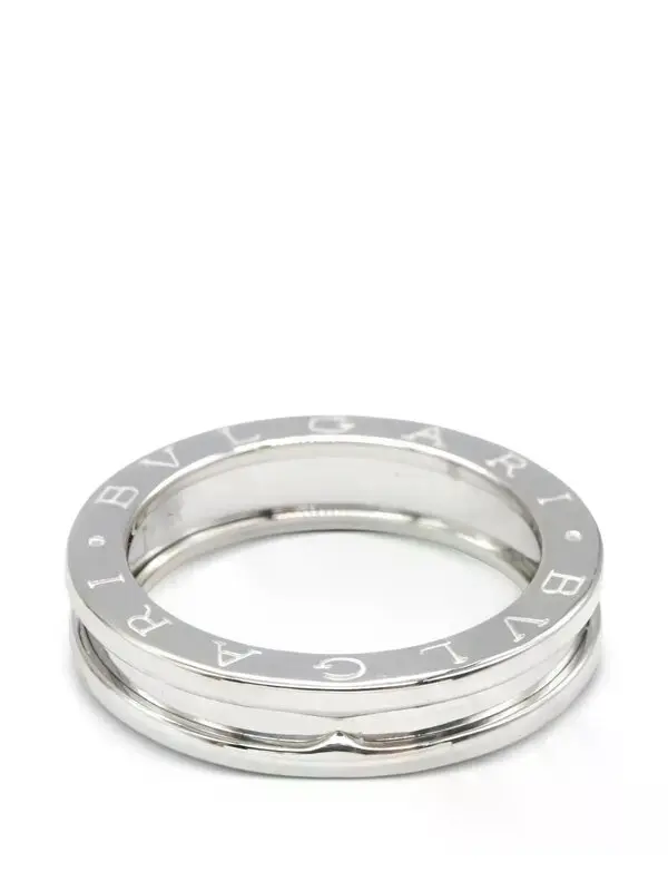 BVLGARI 18k White Gold B.zero1 Ring - Silver