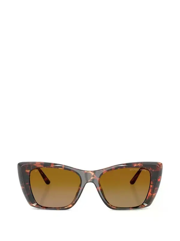 Michael Kors Tokyo Geometric Logo Detail Sunglasses