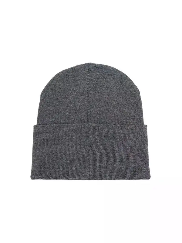 Iceberg Logo Embroidered Wool Beanie