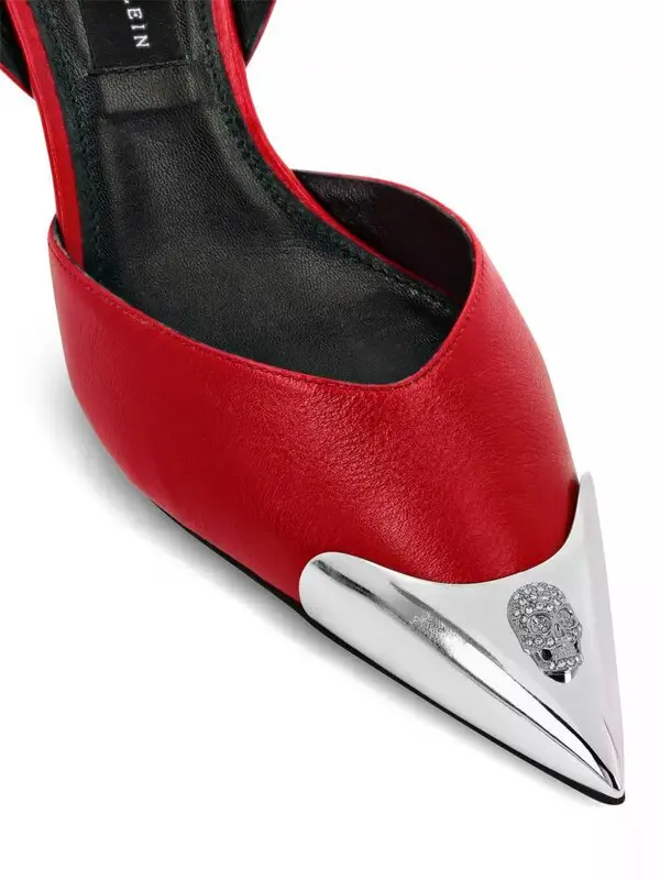 Philipp Plein Slingback Pumps - Red