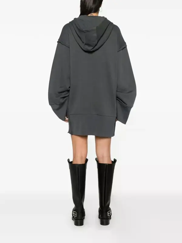 Iceberg Logo Embroidered Mini Dress