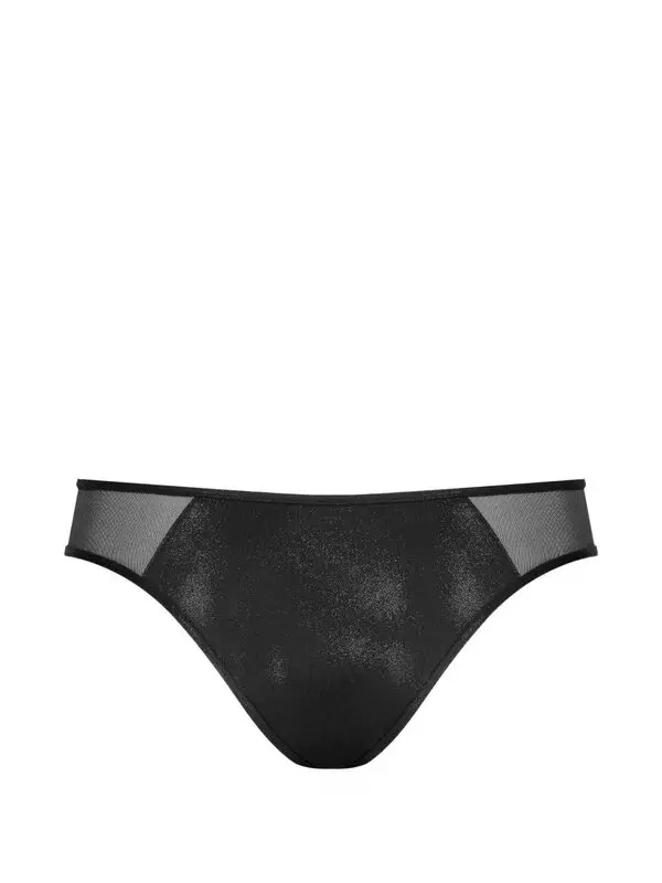 MAISON CLOSE Minuit Bikini Briefs - Black